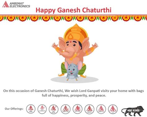 ambimat electronics on linkedin festival ganesh wishes