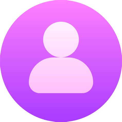 User Basic Gradient Gradient Icon