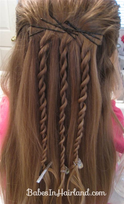 Fancier Rope Braid Loop Hairstyle Babes In Hairland