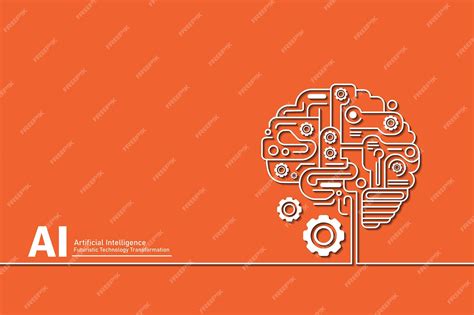 Premium Vector | AI Technology Brain icon Vector Illustration