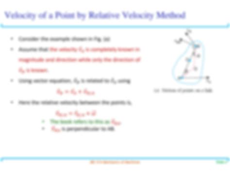 SOLUTION: Topic 03 velocity analysis relative velocity method - Studypool