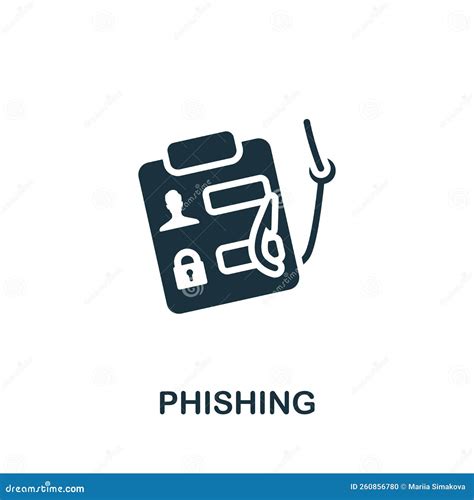 Phishing Icon Monochrome Simple Cyber Security Icon For Templates Web