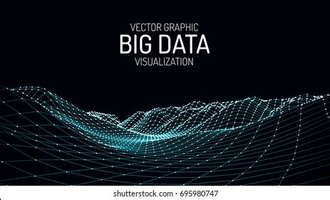 Big Data Visualization Vector Abstract D Stock Vector Royalty Free Shutterstock