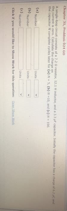 Solved Chapter 31 Problem 024 Go A Single Loop Circuit