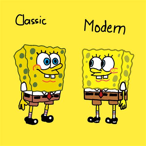Classic Spongebob Meets Modern Spongebob Part 1 By Zion88art On Deviantart