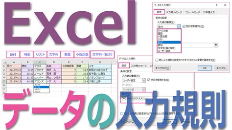 「データの入力規則」の使い方・完全ナビ tschoolbank 作～るバンク