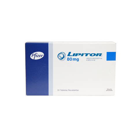 Lipitor 80mg Caja X 30 Tabletas Pfizer Puntos Colombia