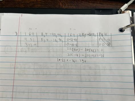 [linear Algebra] I Need To Find The Determinate Using Row Operations I Plugged It Into My
