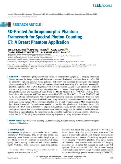 3d Printed Anthropomorphic Phantom Framework For Spectral Photon Counting Ct A Breast Phantom