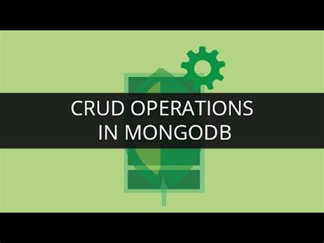 Crud Operations In MongoDB Edureka YouTube