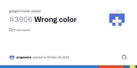 Wrong Color Issue Google Model Viewer GitHub