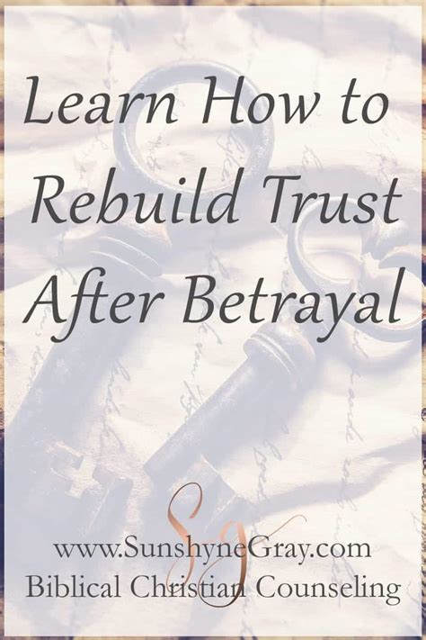 Learning How To Trust Again Christian Counseling