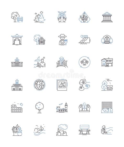 Tech Savvy Garden Line Icons Collection Smart Connected Innovative Digital Automated