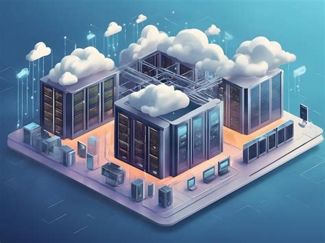 Premium Ai Image Data Processing Center Cloud Computing Technologies