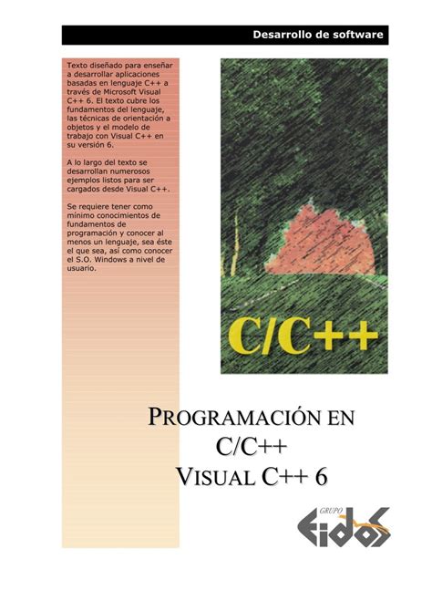Pdf De Programación Programacin En Cc Visual C 6