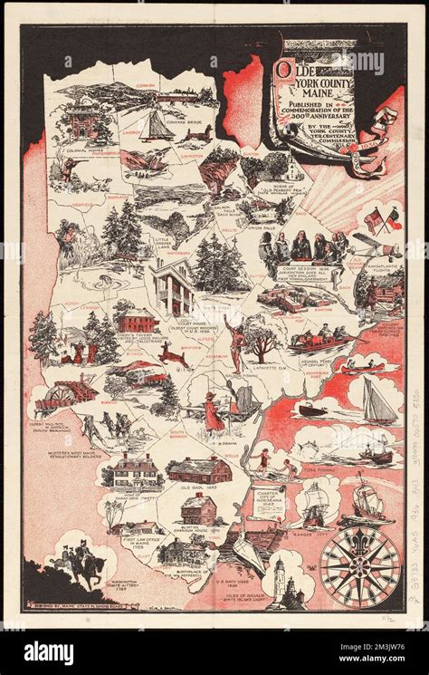 Olde York County Maine Published In Commemoration Of The Th Anniversary York County Me