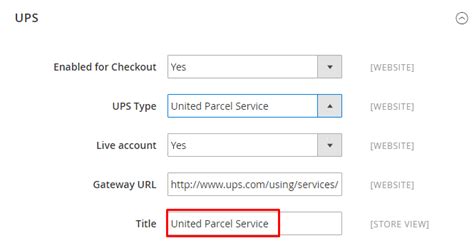 how to configure ups shipping method in magento2 webiators