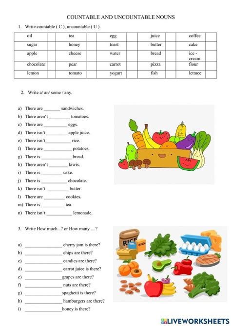 Countable Uncountable Interactive Activity Artofit