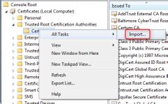 SCCM Report Builder Error The Certificate Chain Error