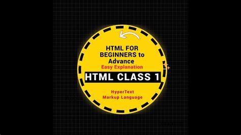 Html Tutorial For Beginners Class 1 Youtube