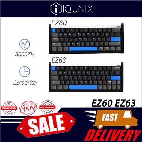Iqunix Ez60 Ez63 Flagship Esports Magnetic Switch Gaming Keyboard Aluminum Alloy Cnc Shell 8k Hz