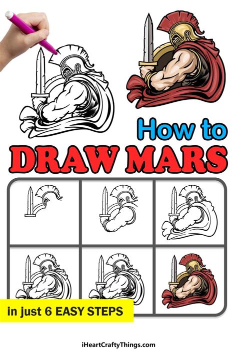 How To Draw Mars A Step By Step Guide Copic Marker Art Drawings Cute Easy Drawings