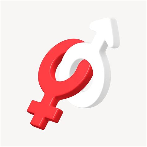 Heterosexual Gender Symbol 3d Rendering Premium Photo Rawpixel