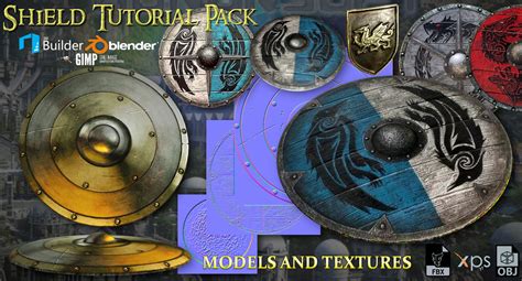 Shield Model Tutorial Fbx Xps Obj Download By Honorsoft On Deviantart