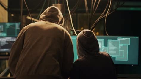 Mysterious Hacker Gaining Unauthorized Access Into Government System Technology Stock Footage