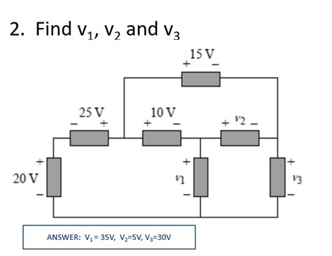 Solved Find V V And V ANSWER V V V V V V Chegg Com