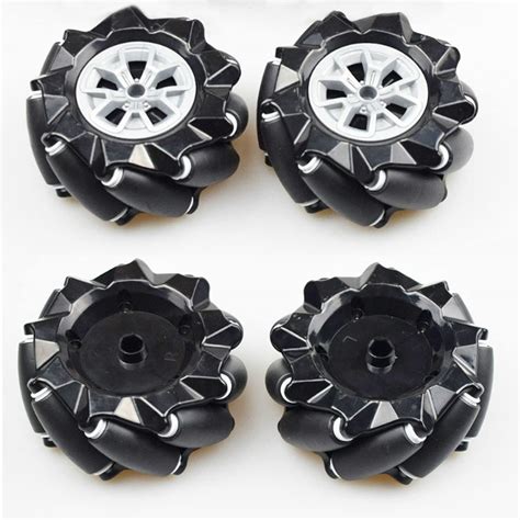 Mua Premium 80mm Mecanum Wheel For Agv Robot Car Chassis Omni Directional Tire With 4pcs Metal
