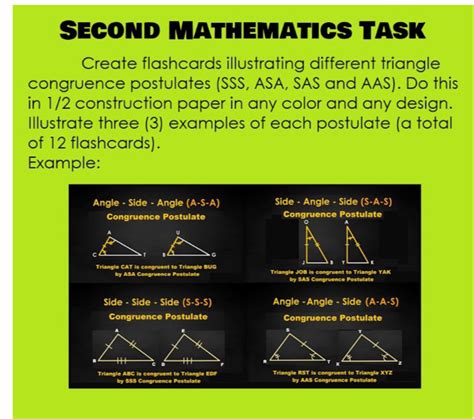 Solved Second Mathematics Task Create Flashcards Illustrating Solved Second Mathematics Task Create Flashcards Illustrating