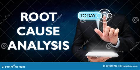 text caption presenting root cause analysis internet concept method of