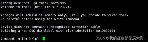 linux系统中添加、分区、格式化及挂载磁盘教程 csdn博客