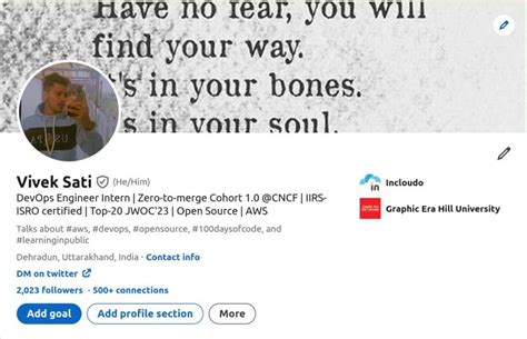 Vivek Sati On Linkedin Crossed 2k Followers On Linkedin Lets Connect