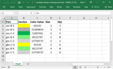 Formulas Based On Cell Color SUMIFS IF COUNTIF Etc TeachExcel