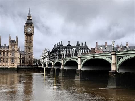 런던 강 브릿지 빅 벤 잉글랜드 배경 화면 1600x1200 배경 화면 다운로드