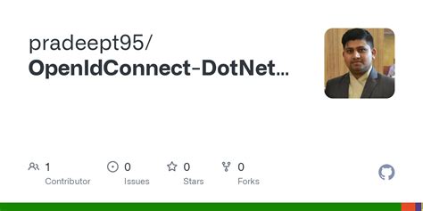 github pradeept95 openidconnect dotnet sample
