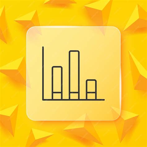 Premium Vector Bar Chart Line Icon Diagram Graph Working Infographics