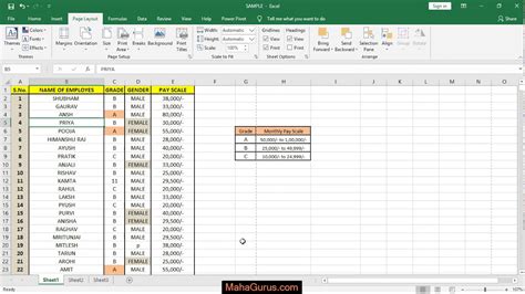 How To Use Headings In Excel Use Headings In Excel Tutorial In Hindi Youtube