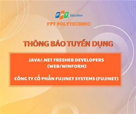 Hcm 84 Thông Báo Tuyển Dụng Javanet Fresher Developers Webwinform