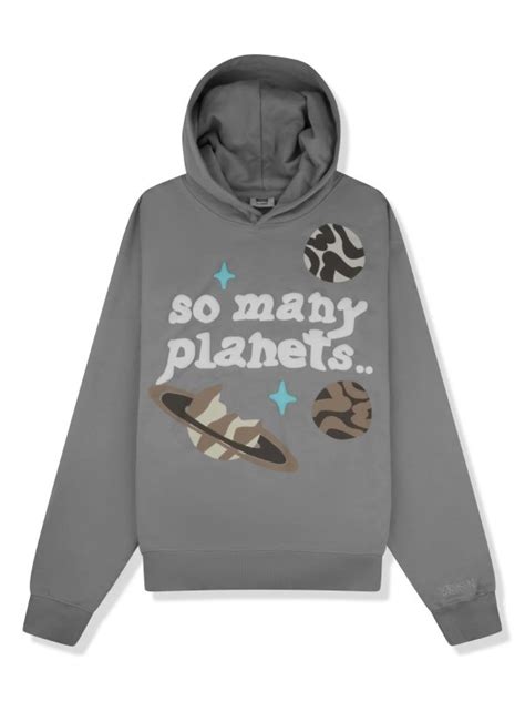 Broken Planet So Many Planets Grey Hoodie Sale