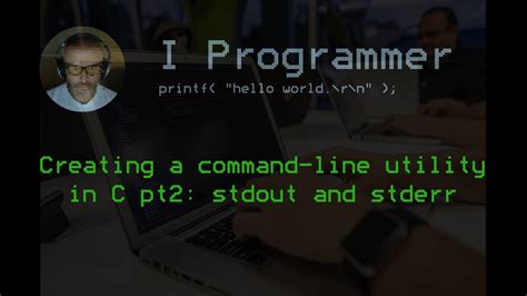How To Write A Command Line Utility In C Stdout And Stderr C