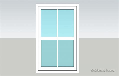 104 Windows Sketchup Model Free Download Sketchup Model Sash Windows