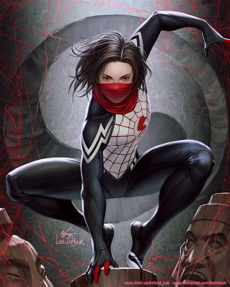 Artstation Silk 2022 1~5 Inhyuk Lee Marvel Art Spiderman