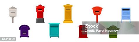 편지 금속 우체통 또는 구멍 또는 구멍 벡터 세트가 있는 우편함 0명에 대한 스톡 벡터 아트 및 기타 이미지 0명 개념