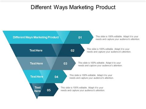 Different Ways Marketing Product Ppt Powerpoint Presentation Model Layouts Cpb Pdf