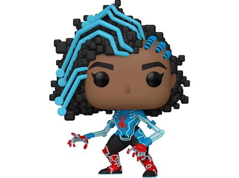 Figura Funko Pop Spider Byte Spider Man Across The Spider Verse Marvel