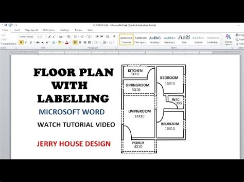 How To Make Floor Layout In Word Doent