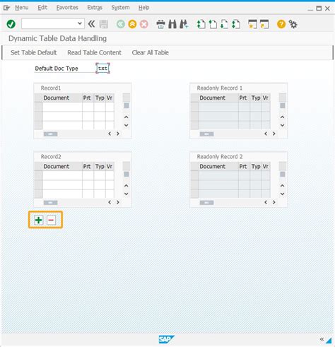 enter the default document type in the input field and click the set